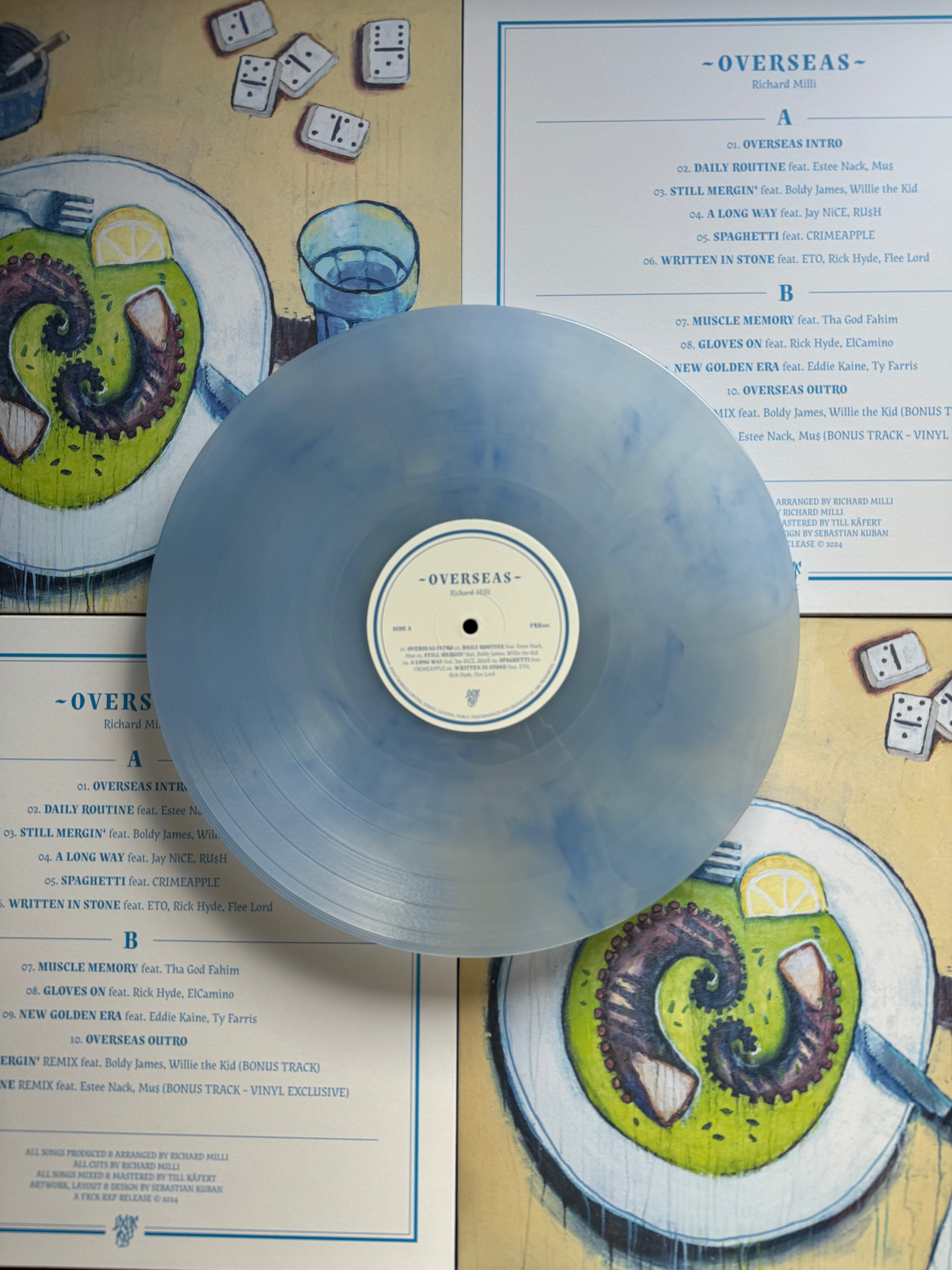 [FRR101] RICHARD MILLI "Overseas" LP (ft. BOLDY JAMES, ESTEE NACK, THA ...